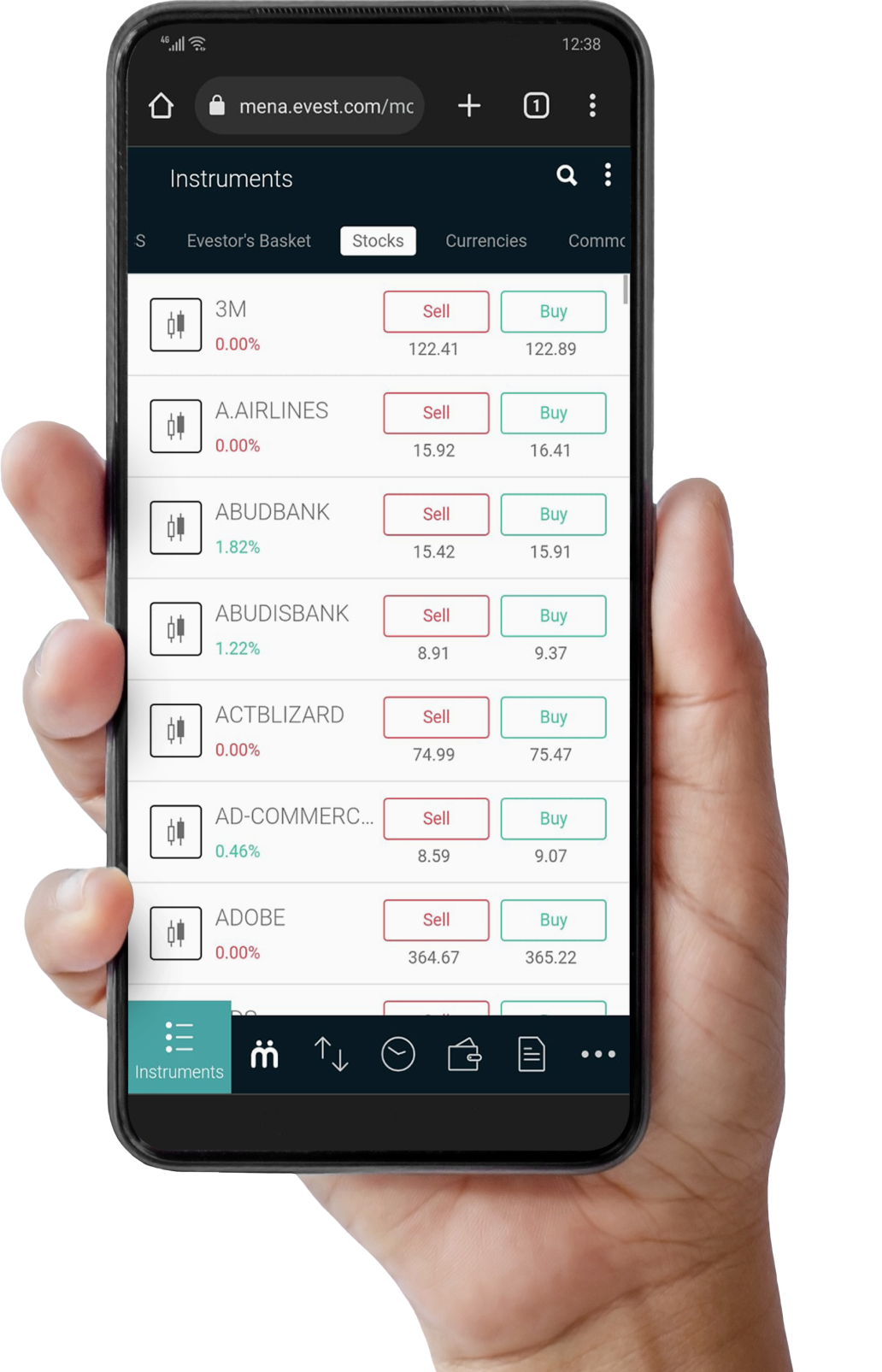 Evest Mobile WebTrader Platform | Trading Without App!